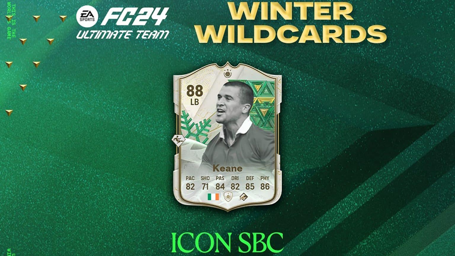 EA FC 24 SBC Roy Keane Winter Wildcards Icon – Cost, Cheapest Solutions ...