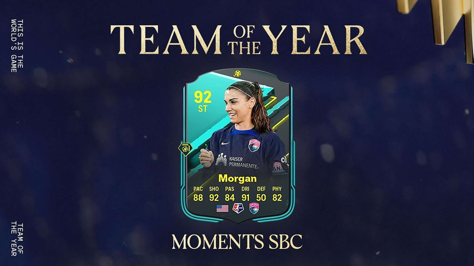 EA FC 24 Alex Morgan Moments TOTY SBC: Cheapest Solutions - FifaUltimateTeam.it - UK