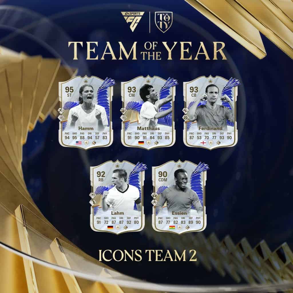 EA FC 24 TOTY ICONs Team 2 - Release and Leaks - FifaUltimateTeam.it - UK
