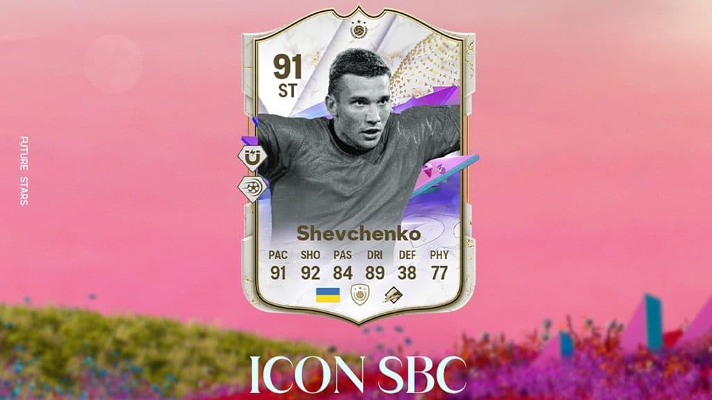 EA FC 24 Andriy Shevchenko Future Stars Icon SBC: Review And Cheapest Solutions ...