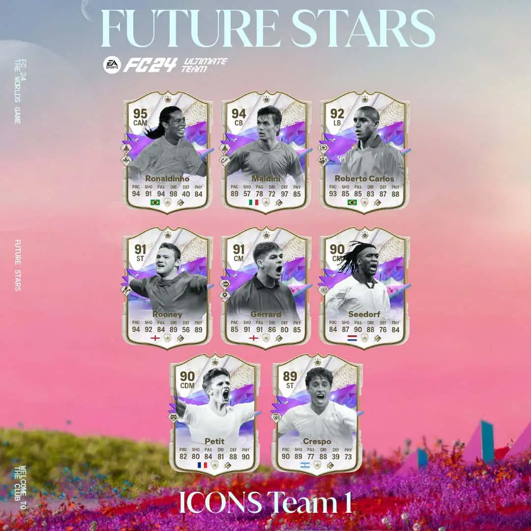EA FC 24 Icons Future Stars Mini Release - FifaUltimateTeam.it - UK