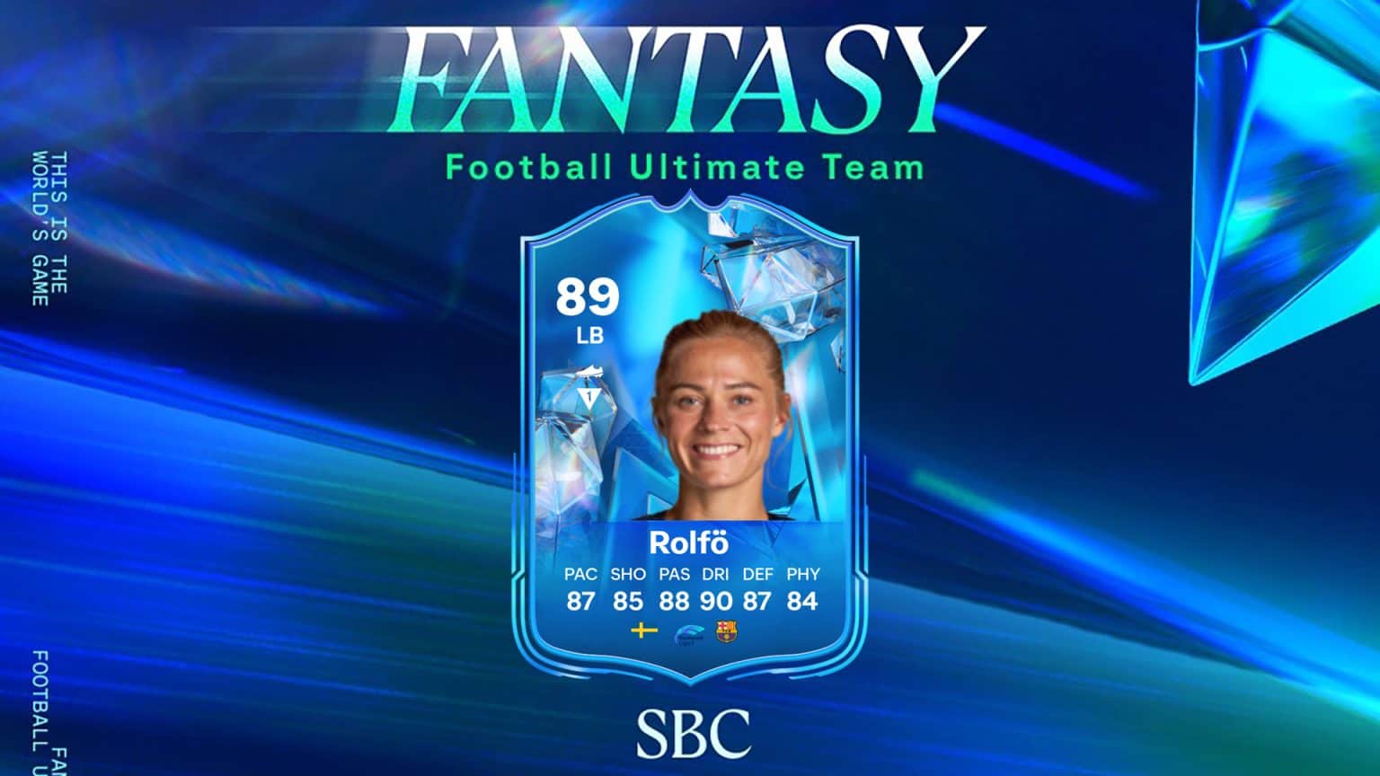 EA FC 24 Fridolina Rolfo Fantasy FC SBC: Cheapest Solutions ...