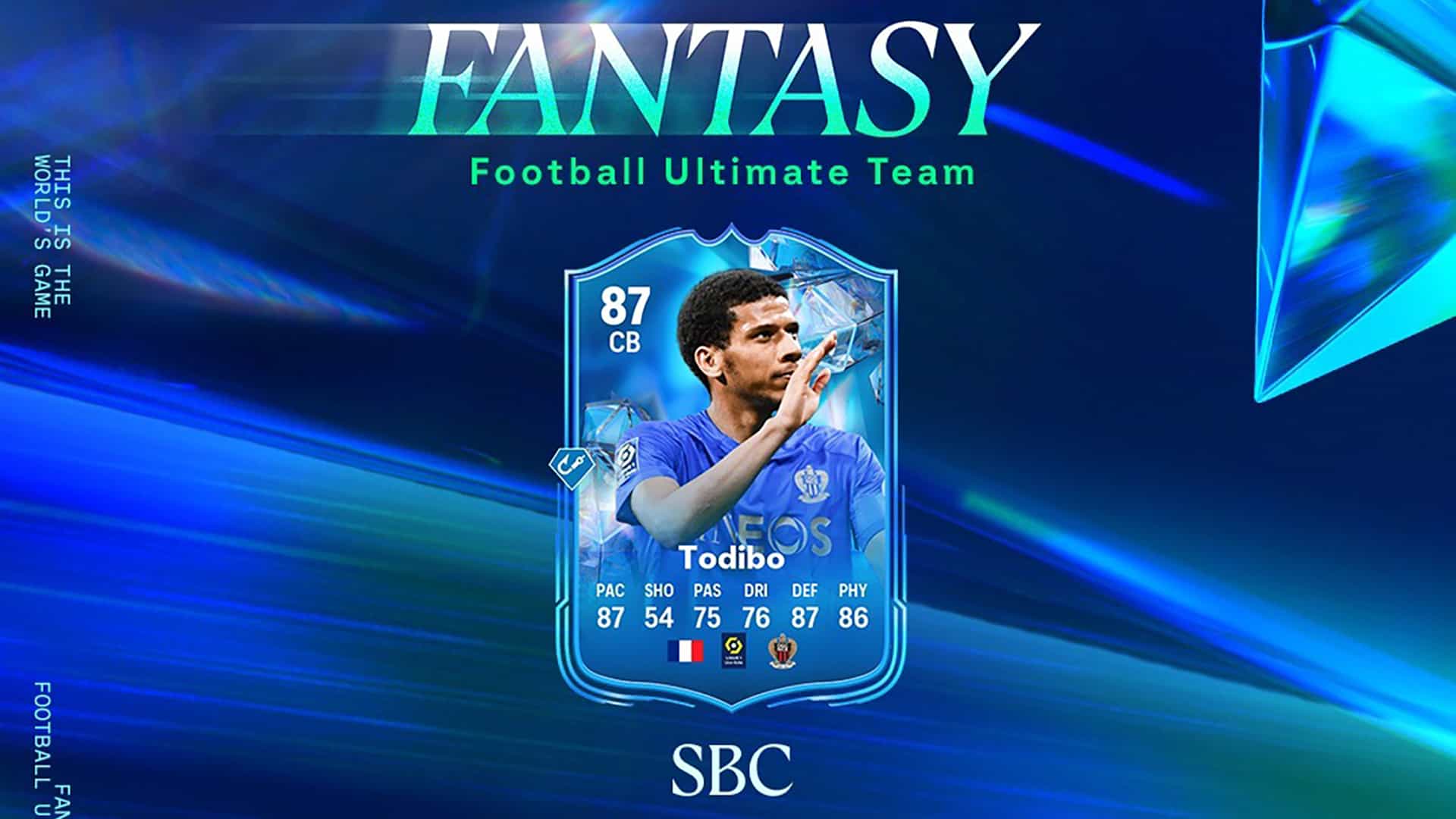 EA FC 24 Jean-Clair Todibo Fantasy FC SBC: Cheapest Solutions ...
