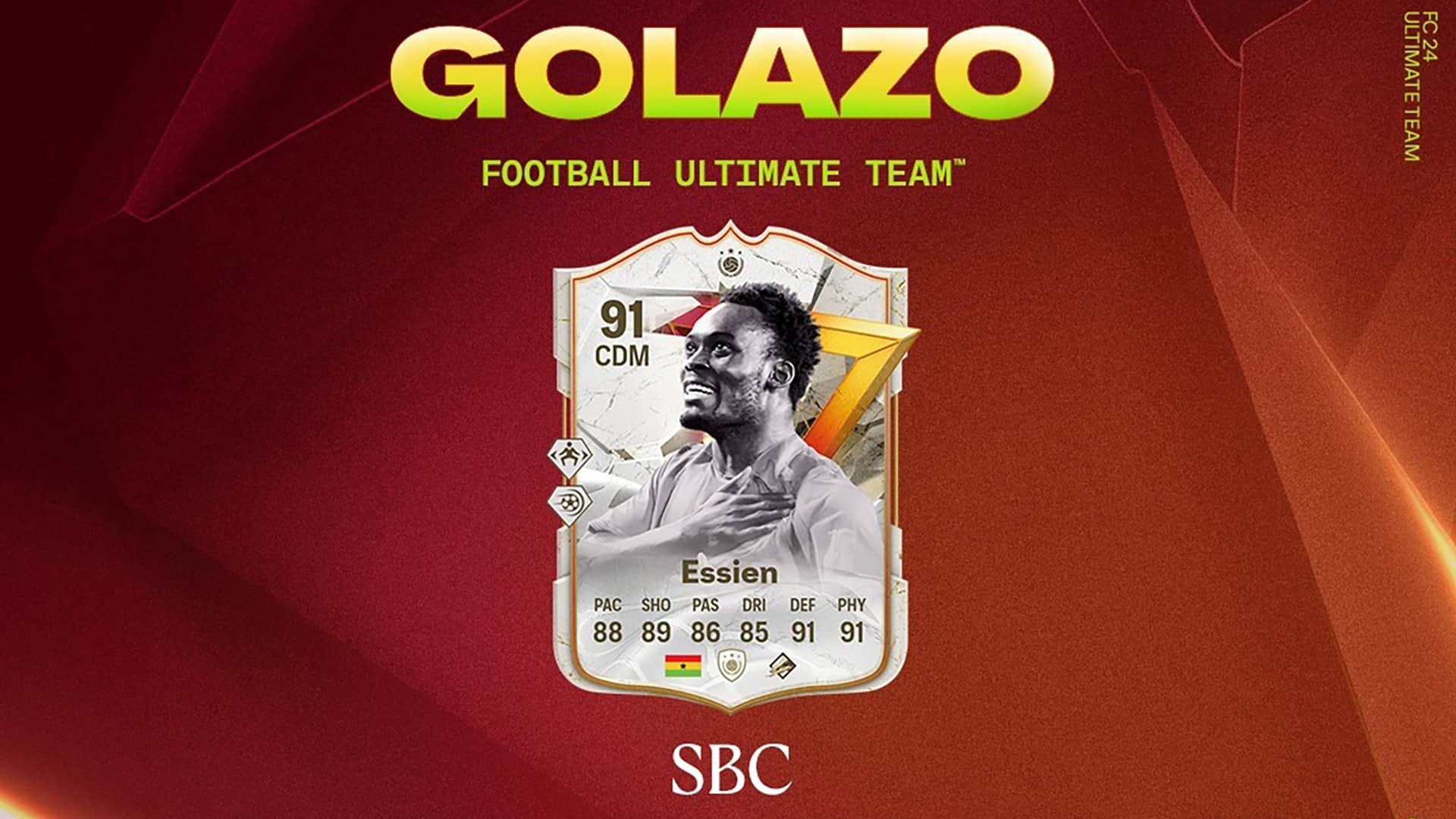 EA FC 24 Michael Essien Golazo Icon SBC: Cheapest Solutions ...