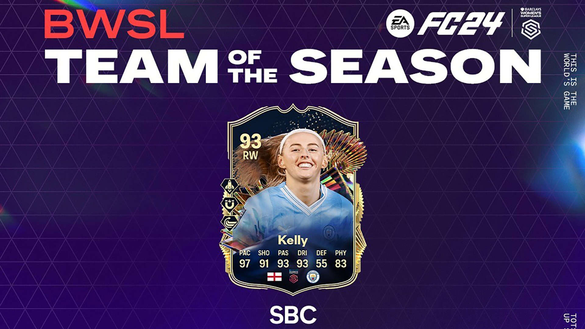 EA FC 24 SBC Chloe Kelly TOTS BWSL: All Tasks, Costs And Cheapest Solutions - FifaUltimateTeam ...