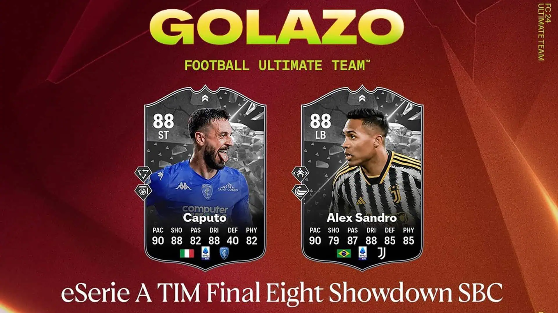 EA FC 24 SBC Alex Sandro vs Caputo Showdown: Cheapest Solutions - FifaUltimateTeam.it - UK