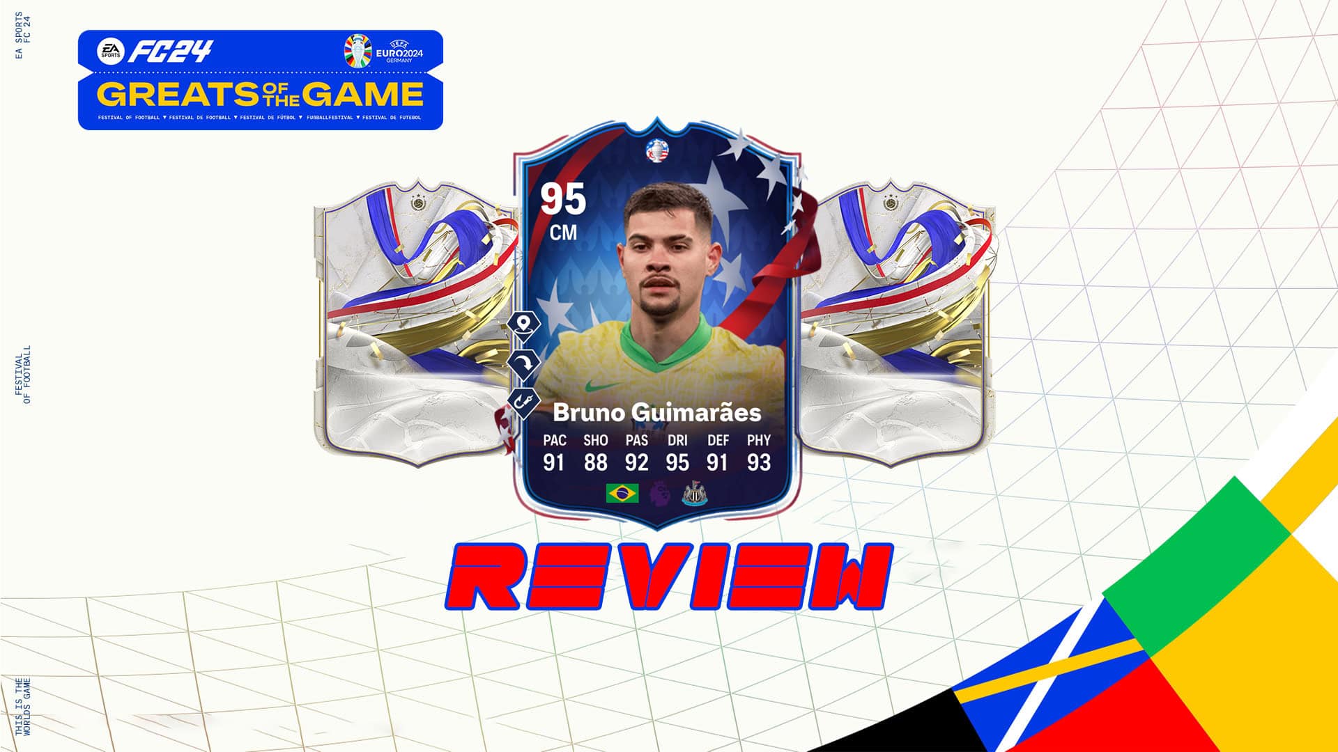 EA FC 24 Bruno Guimaraes PTG Path To Glory Review - FifaUltimateTeam.it - UK