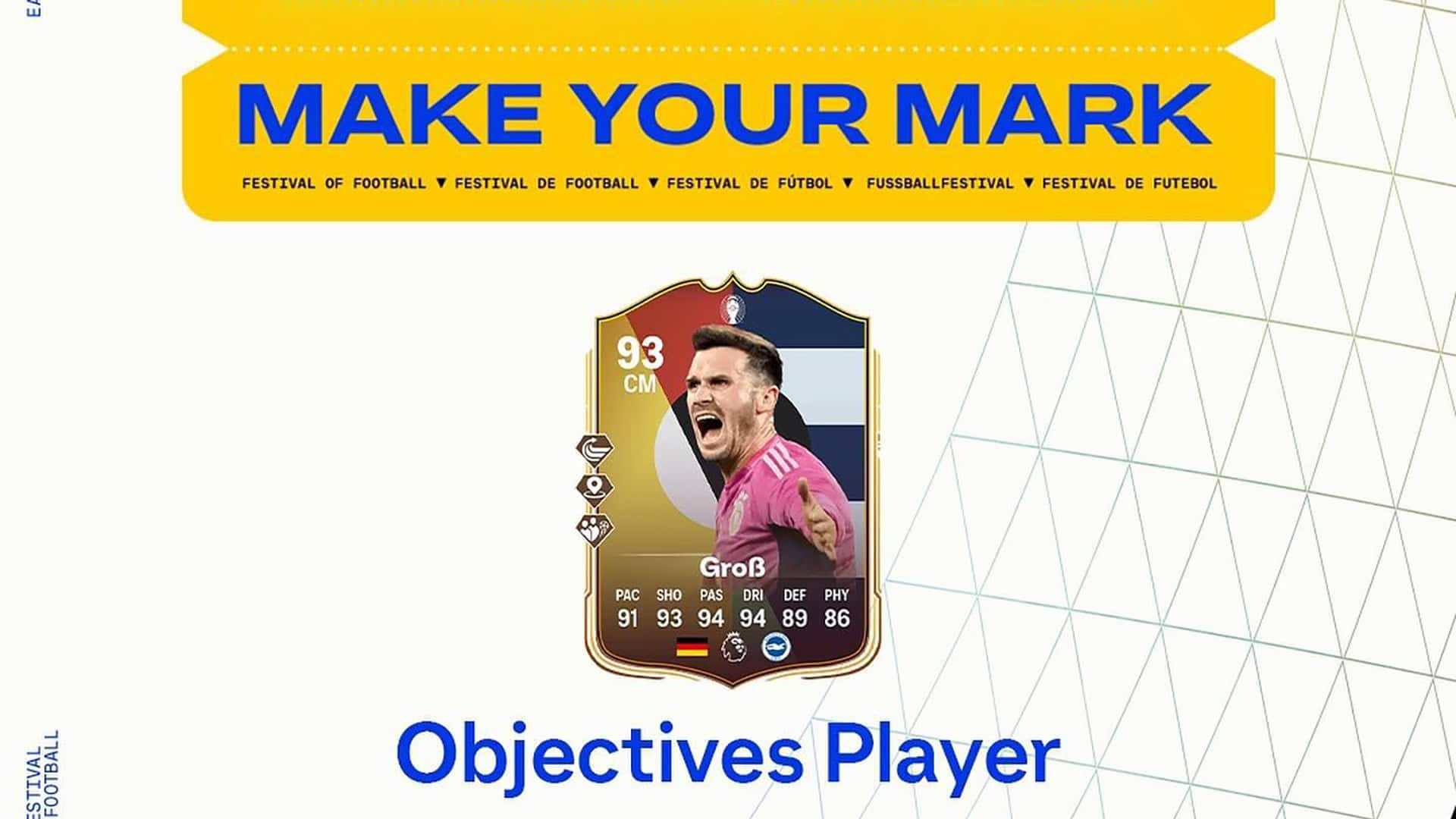 EA FC 24 Pascal Groß Make Your Mark Objectives And Review ...