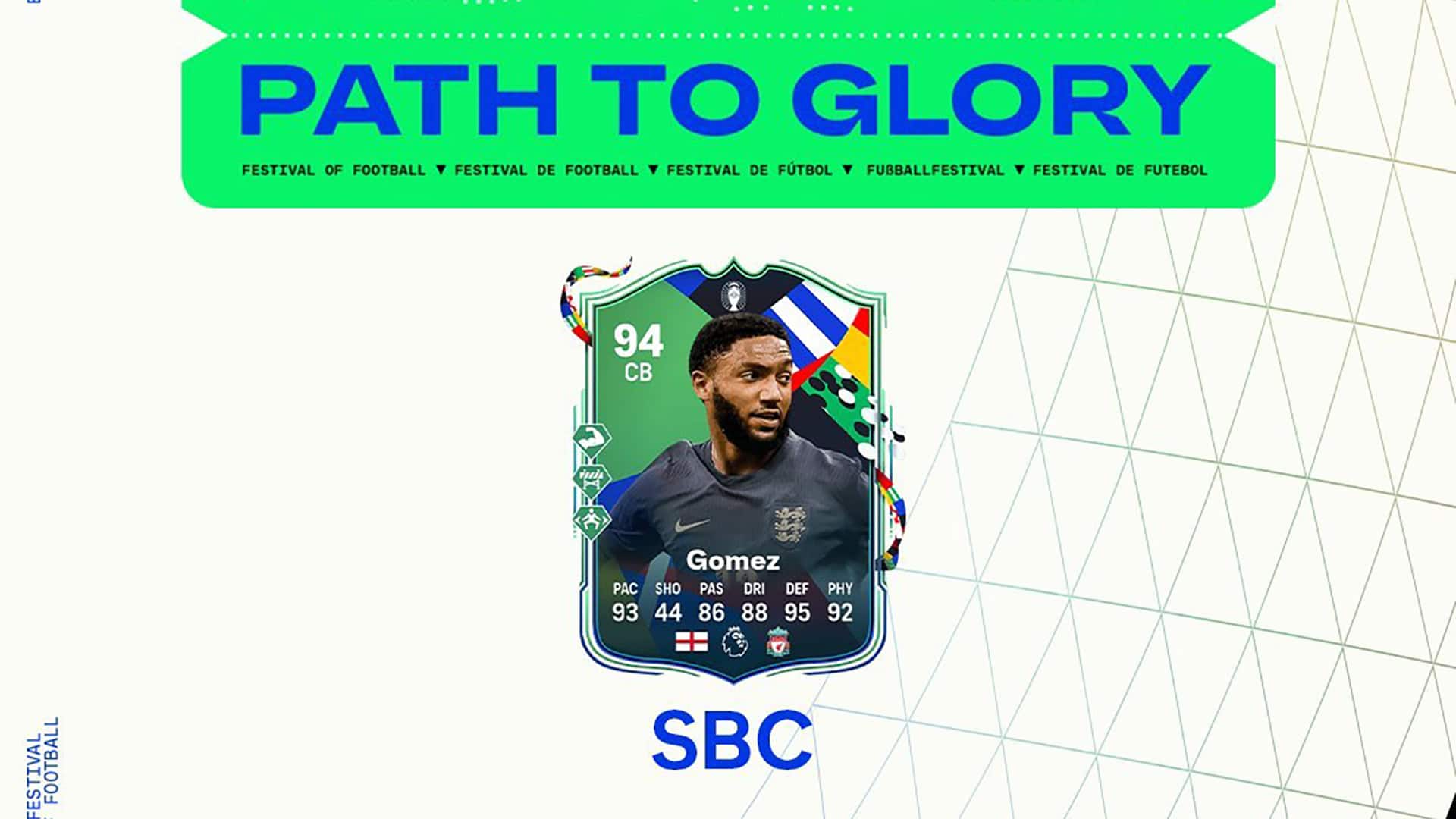 EA FC 24 Joe Gomez PTG Path To Glory SBC Review And Cheapest Solutions ...