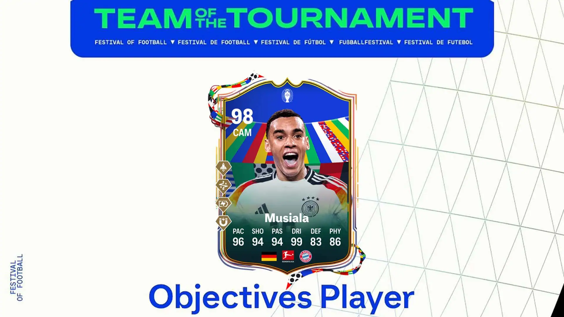 EA FC 24 Jamal Musiala TOTT Objectives And Review For Team Of The ...