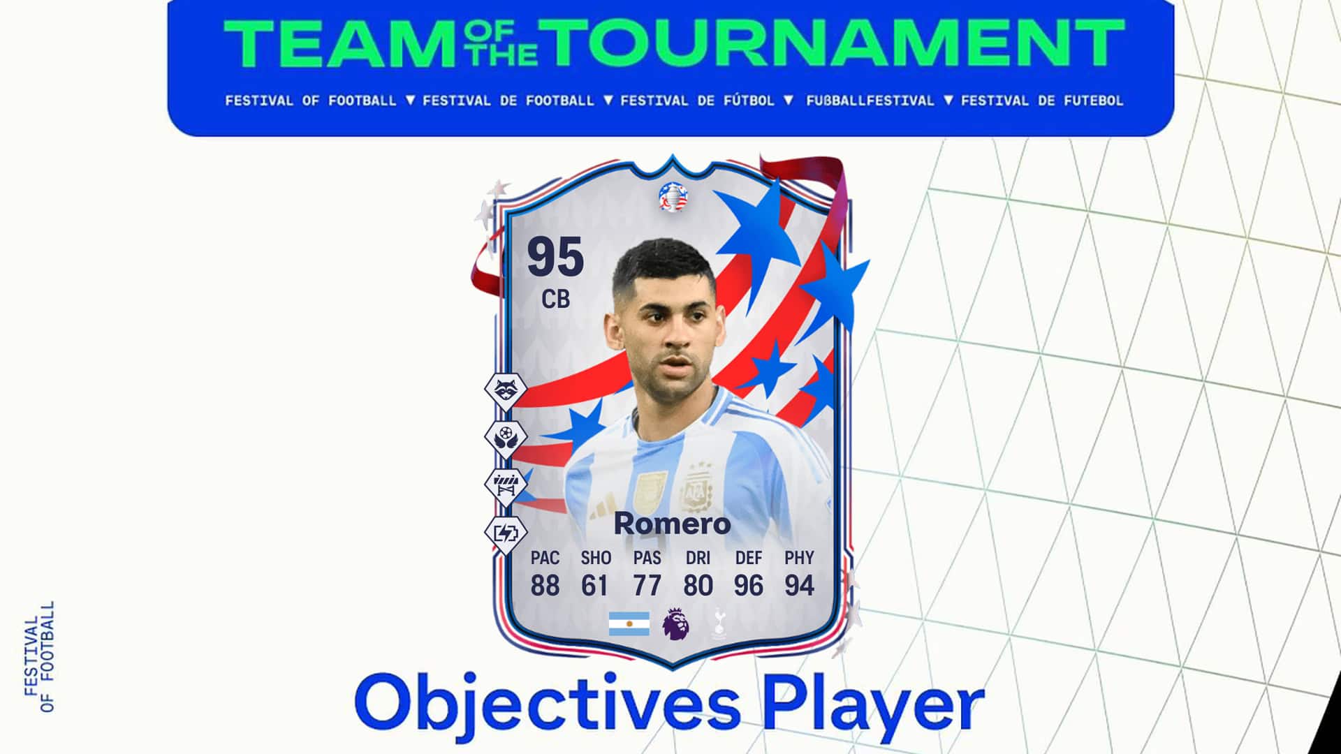 EA FC 24 Cristian Romero TOTT Objectives And Review For Team Of The ...