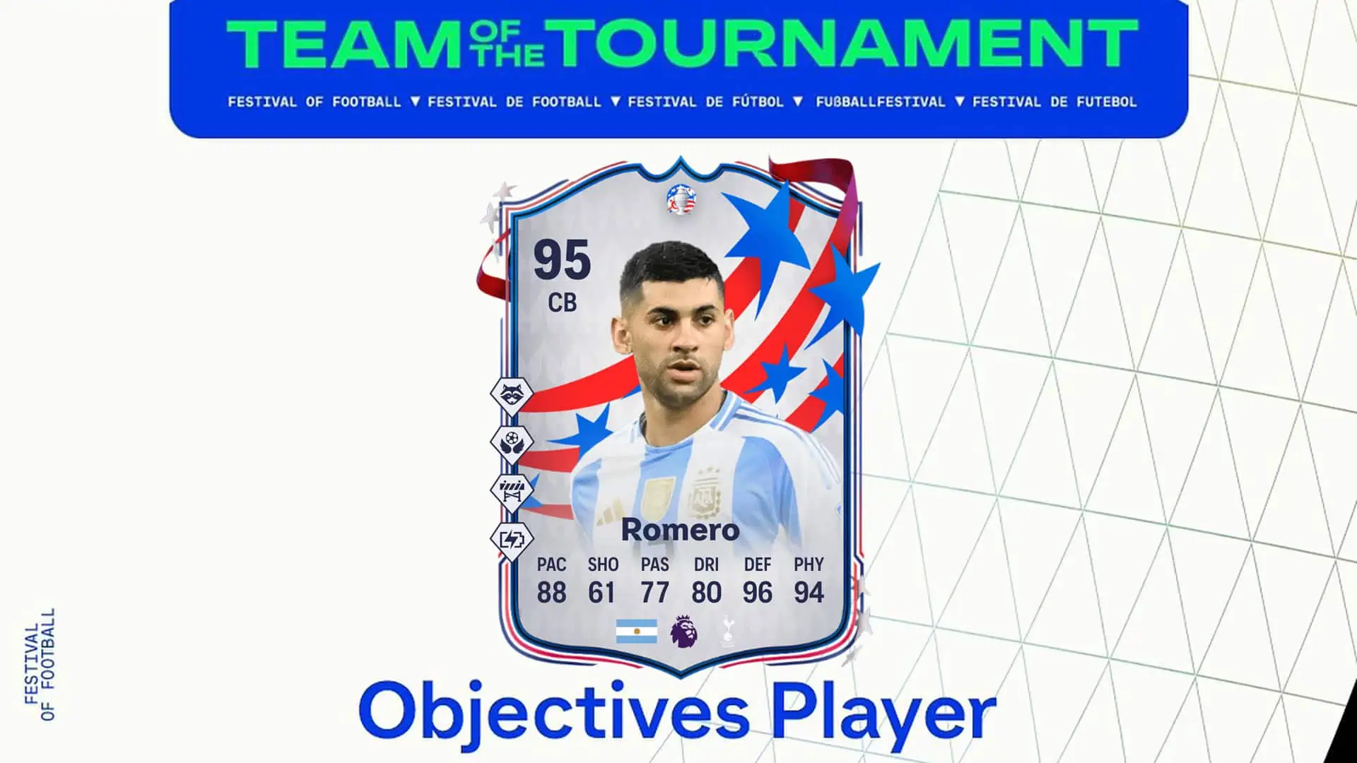 EA FC 24 Cristian Romero TOTT Objectives And Review For Team Of The ...