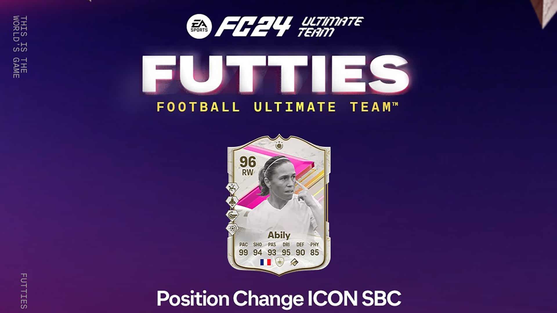 EA FC 24 Camille Abily FUTTIES Icon SBC Review And Solutions ...