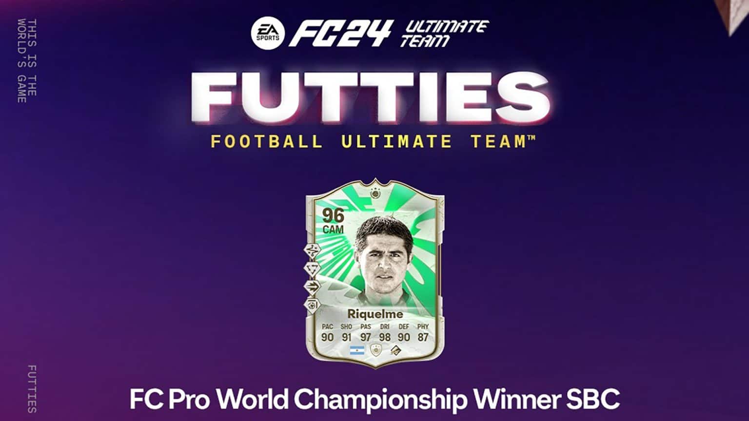 EA FC 24 Riquelme FC Pro Champion Icon SBC Review And Solutions ...