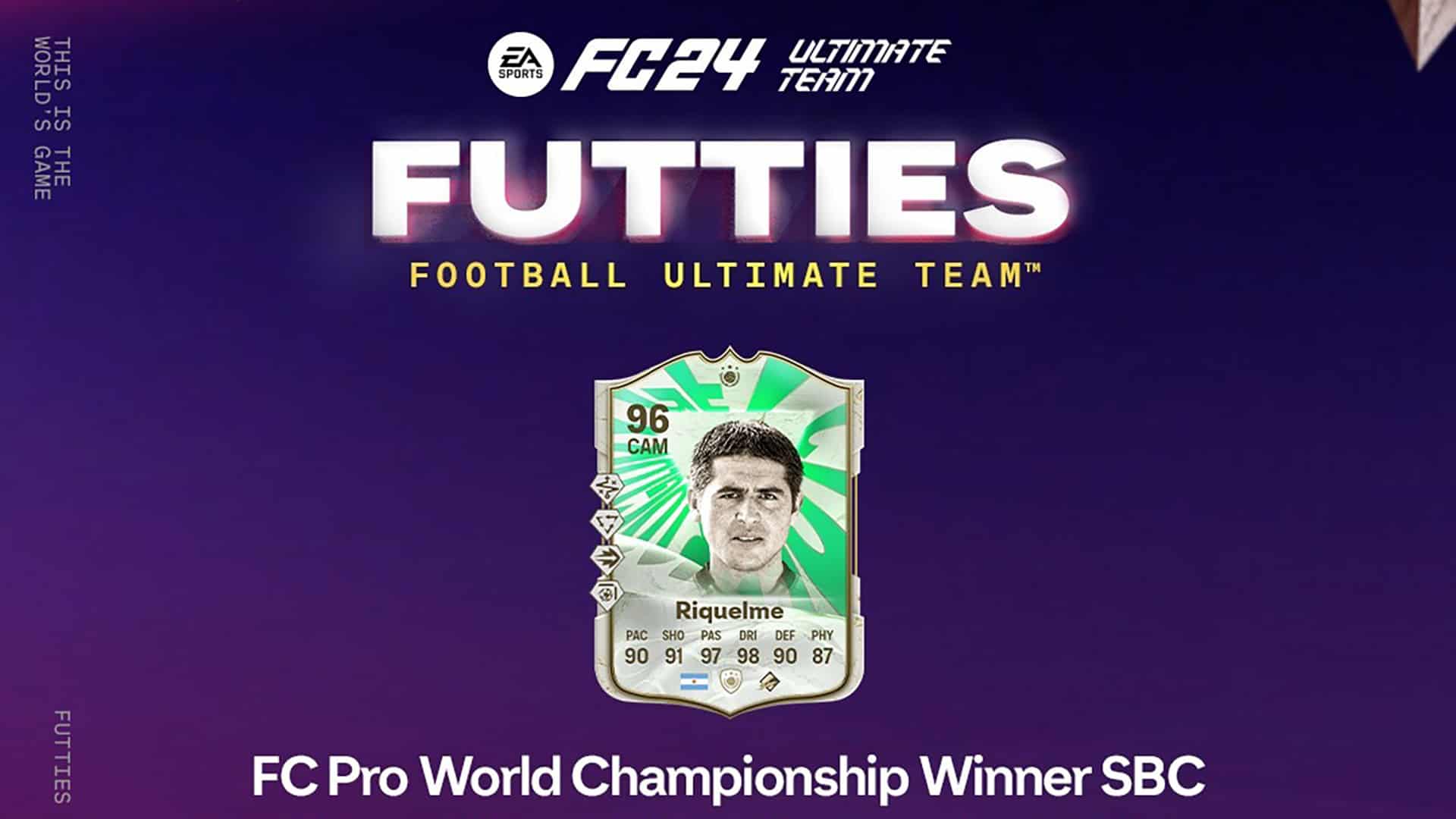 EA FC 24 Riquelme FC Pro Champion Icon SBC Review And Solutions ...