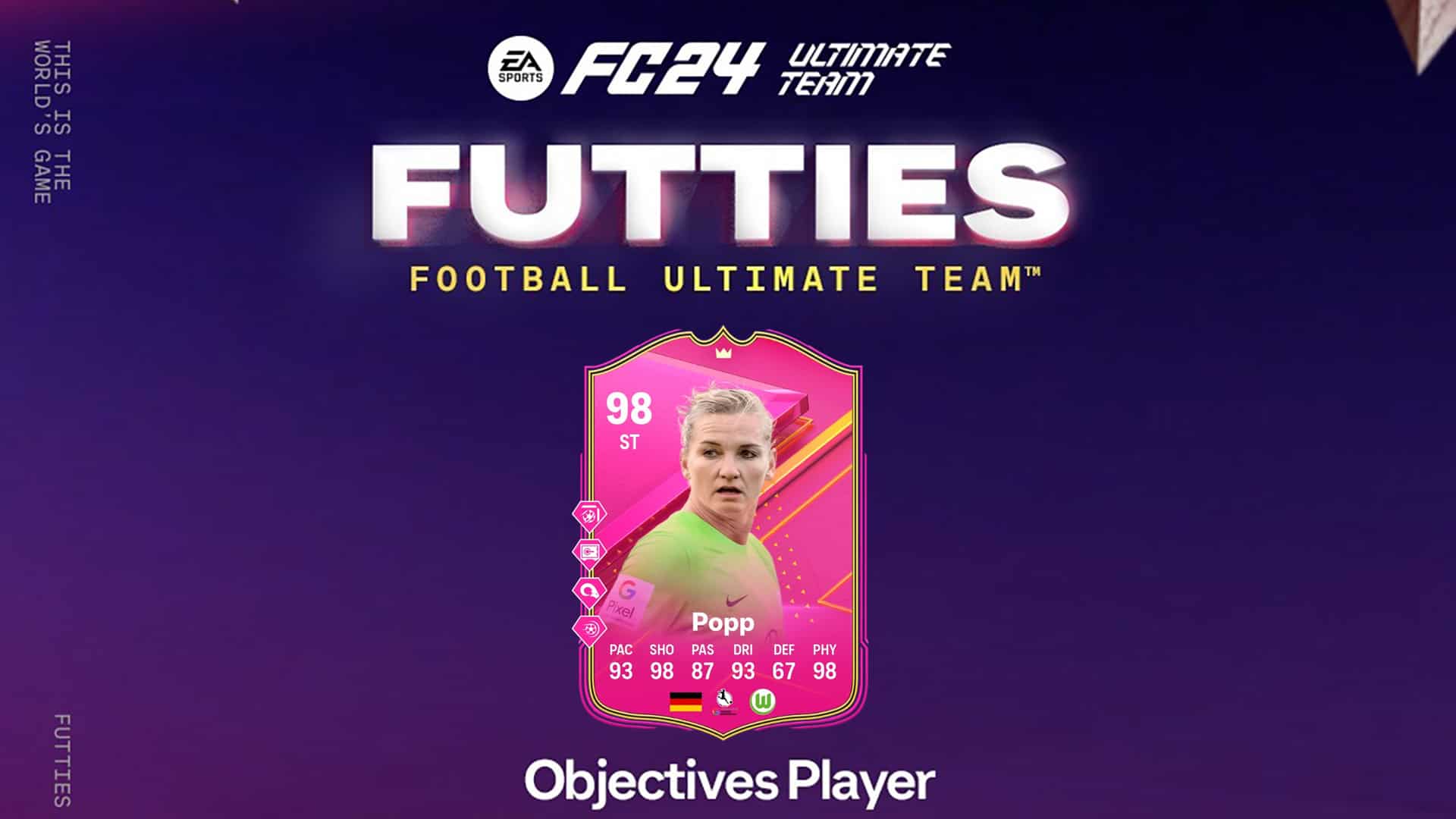 EA FC 24 Popp And Cordoba FUTTIES Champions Play Objectives - FifaUltimateTeam.it - UK