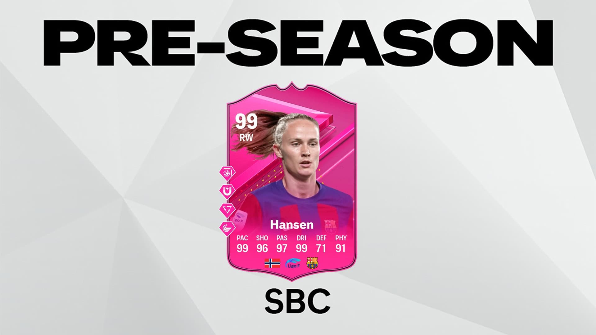 EA FC 24 Caroline Graham Hansen FUTTIES SBC Review And Solutions ...