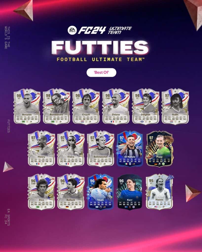 EA FC 24 FUTTIES Best Of Re-Release Batch 3 Full List ...