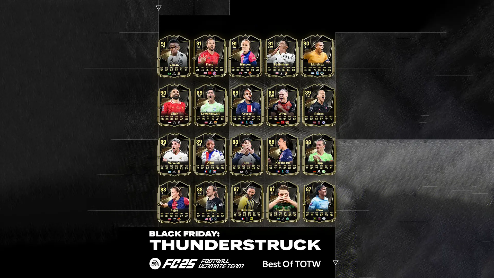 EA FC 25 Best Of TOTW Full List - FifaUltimateTeam.it - UK