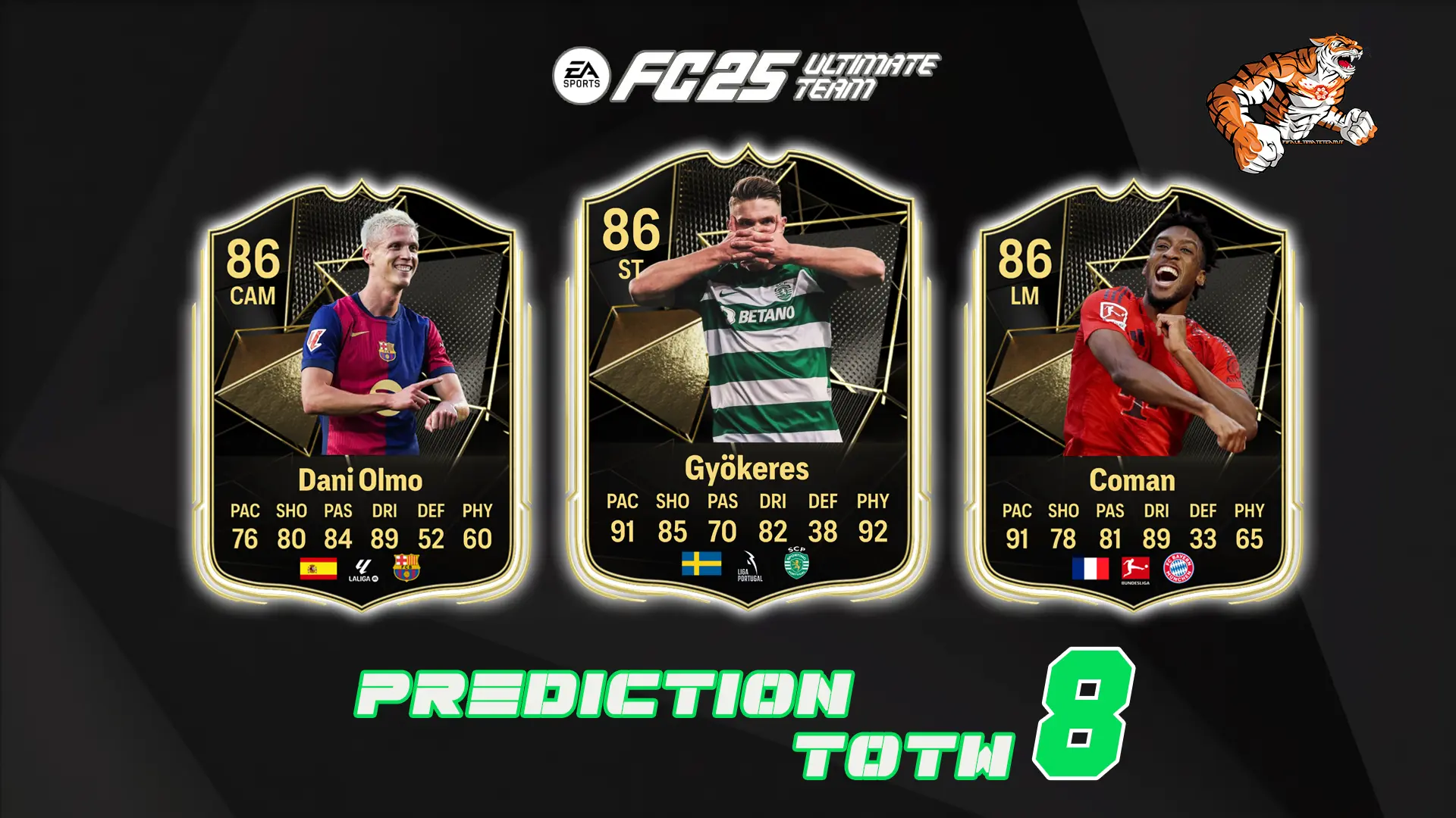 EA FC 25 TOTW 8 Predictions Featuring Contenders Eighth Team Of The Week - FifaUltimateTeam.it - UK