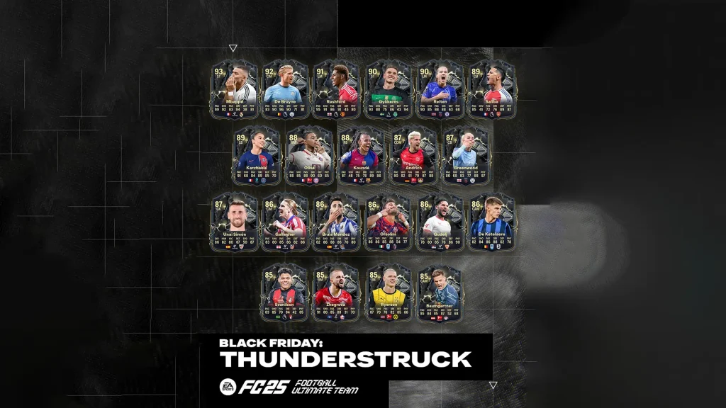 EA FC 25 Thunderstruck Black Friday, All Mini Release And Full List ...