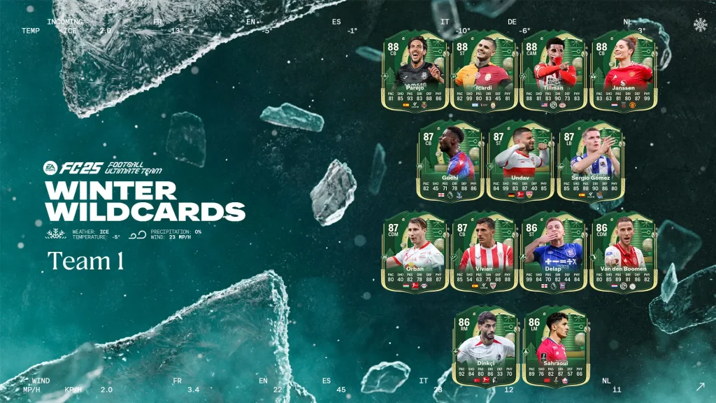EA FC 25 Winter Wildcards Team 1: All Icons And Heroes Leaked So Far - FifaUltimateTeam.it - UK