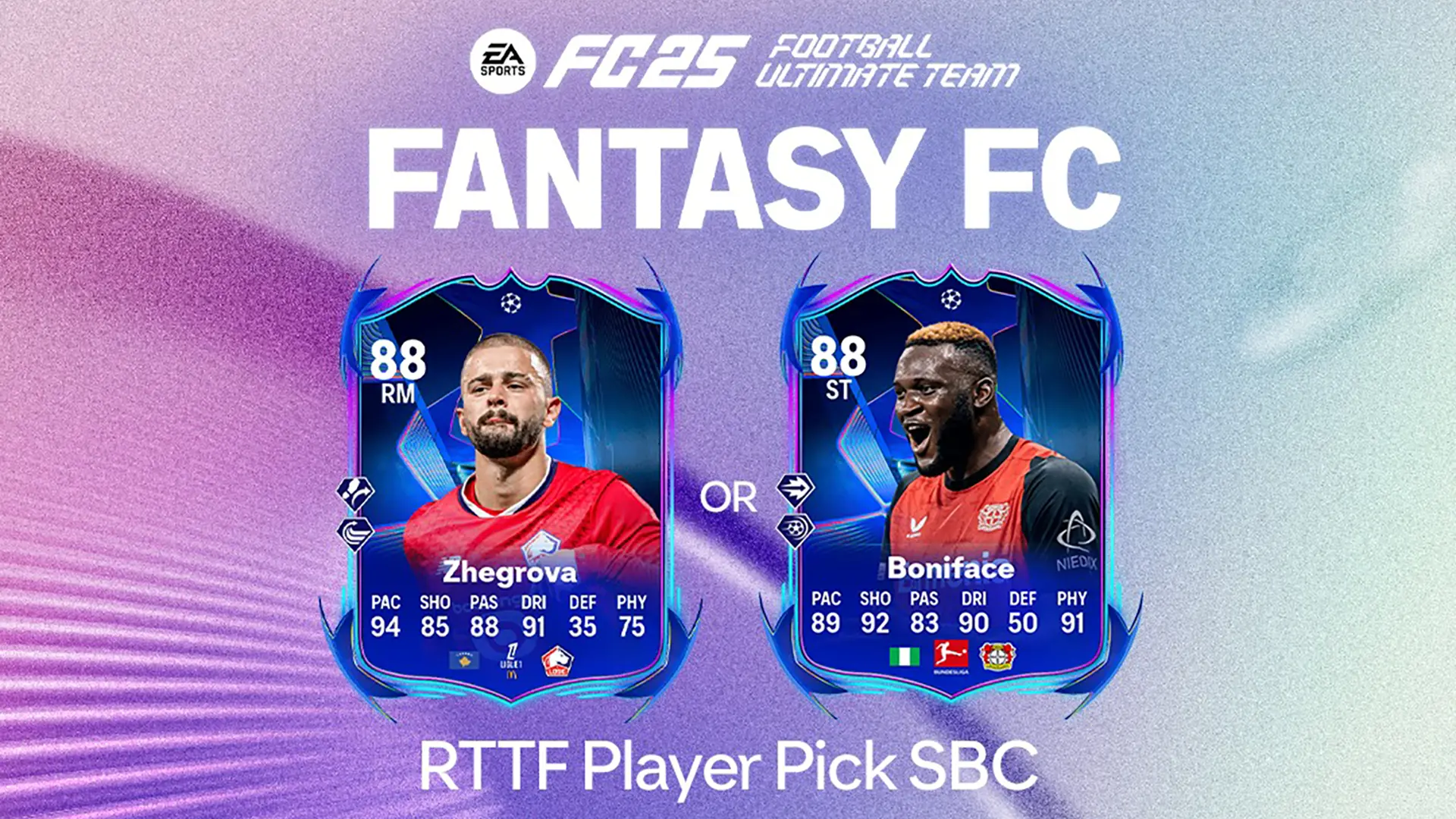 EA FC 25 Boniface Or Zhegrova Road To The Final Player Pick SBC - What ...