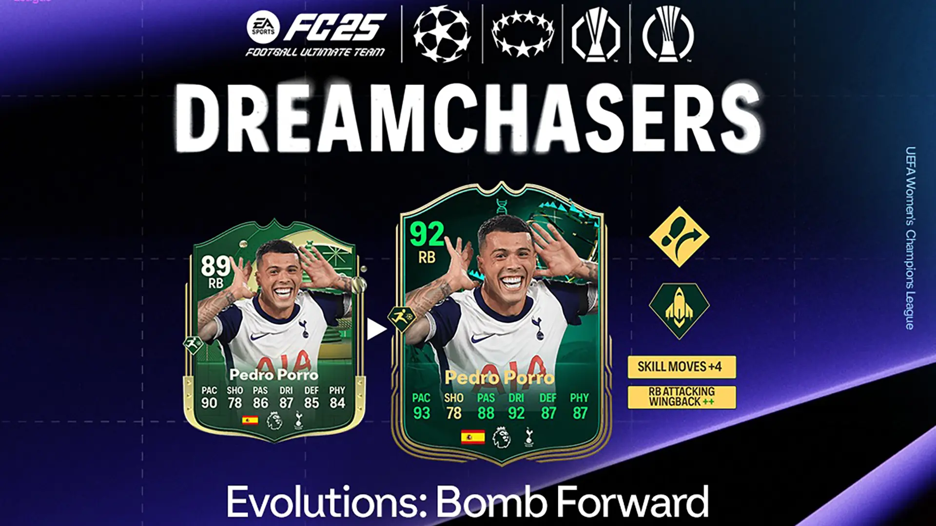 EA FC 25 Bomb Forward Evo Best Players And Evolution Objectives - FifaUltimateTeam.it - UK