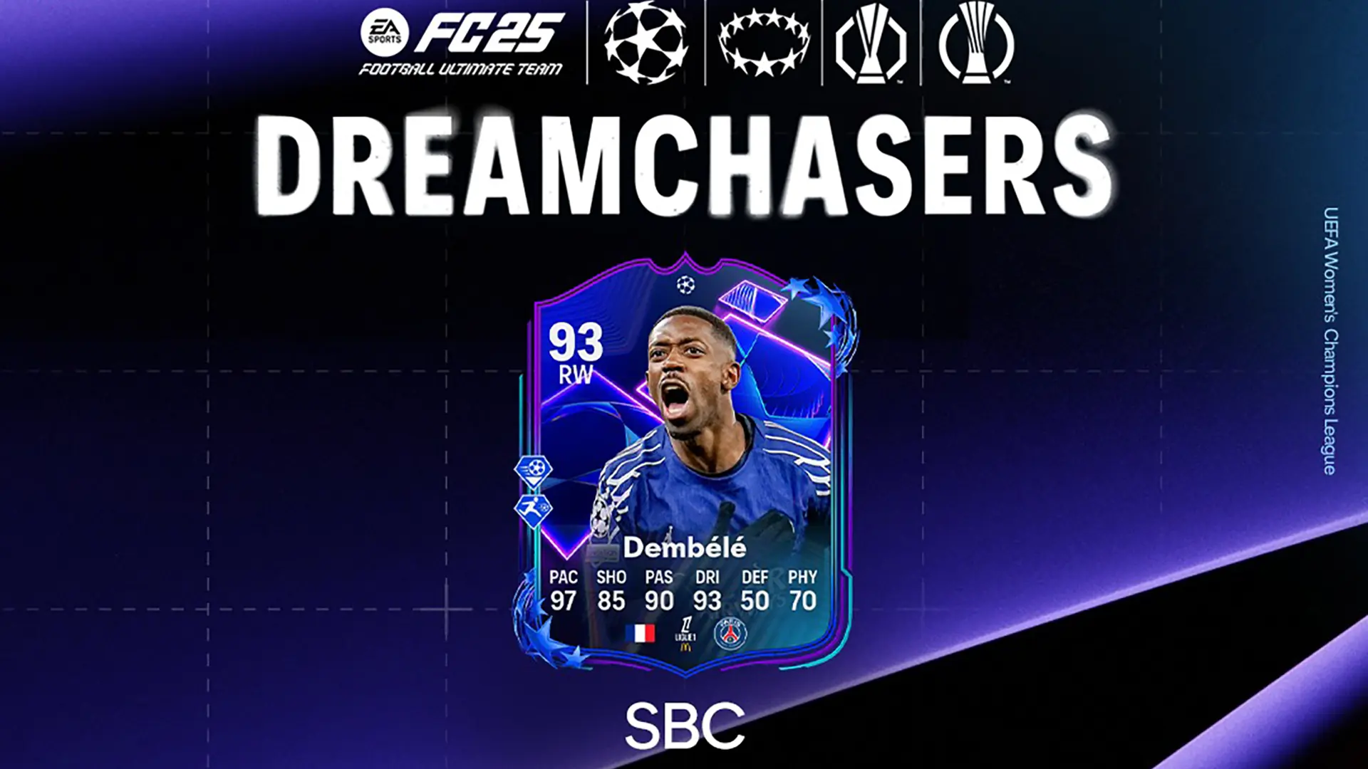 EA FC 25 Ousmane Dembélé Dreamchasers SBC Review And Solutions - FifaUltimateTeam.it - UK