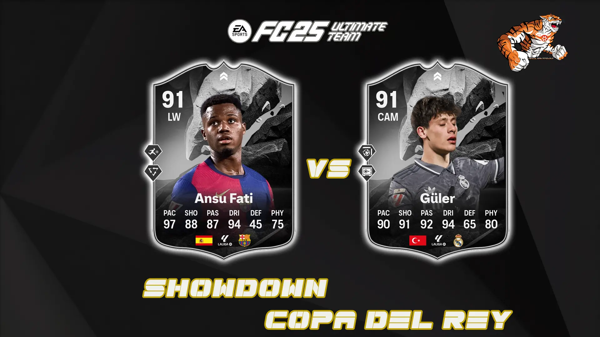 EA FC 25 Fati VS Guler Showdown El Clasico SBC - FifaUltimateTeam.it - UK