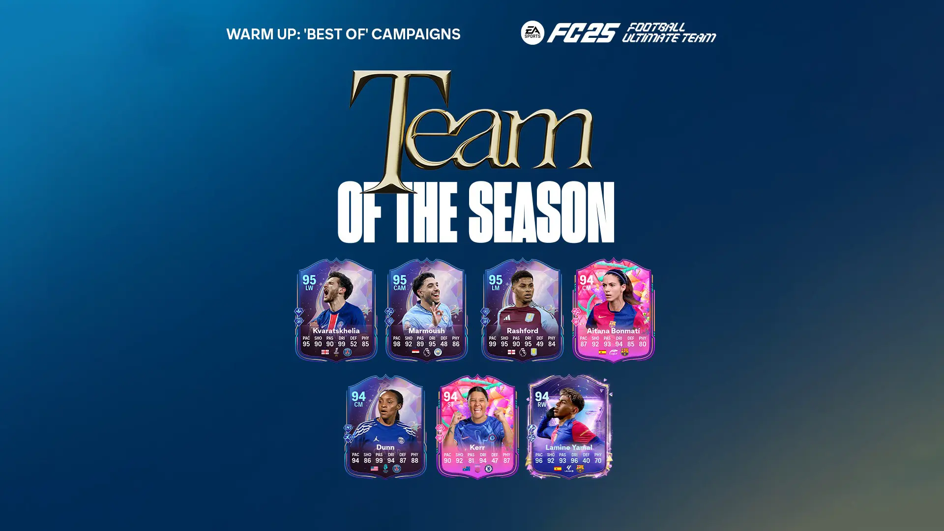 EA FC 25 Warm Up Best Of Campaigns/TOTW Full List Available Now in Packs - FifaUltimateTeam.it - UK