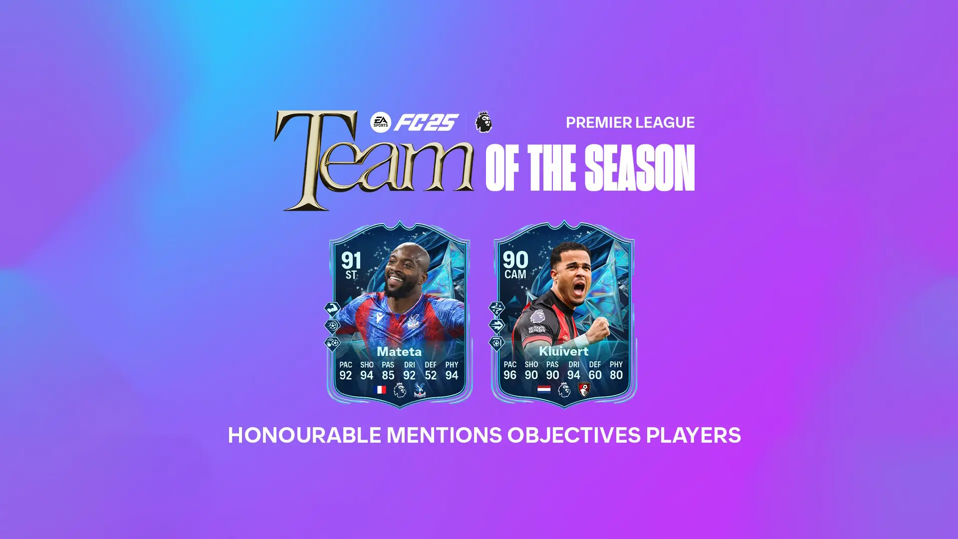 EA FC 25 TOTS Premier League Cup Objectives With Evo And Mateta TOTS ...