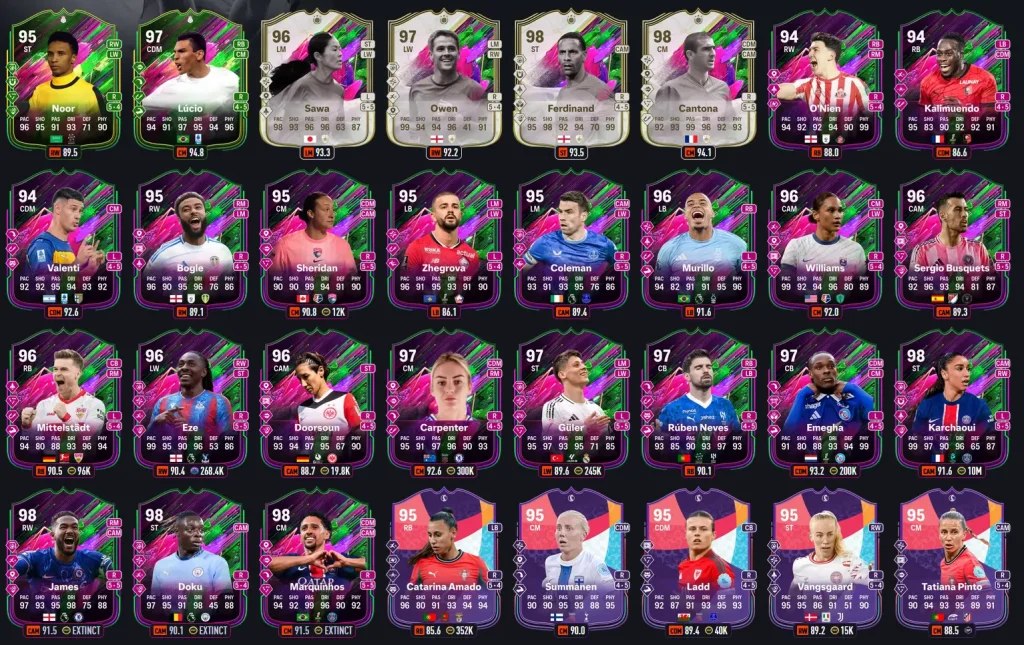 EA FC 25 Shapeshifters Icons Team 4, All Leaks So Far - FifaUltimateTeam.it - UK