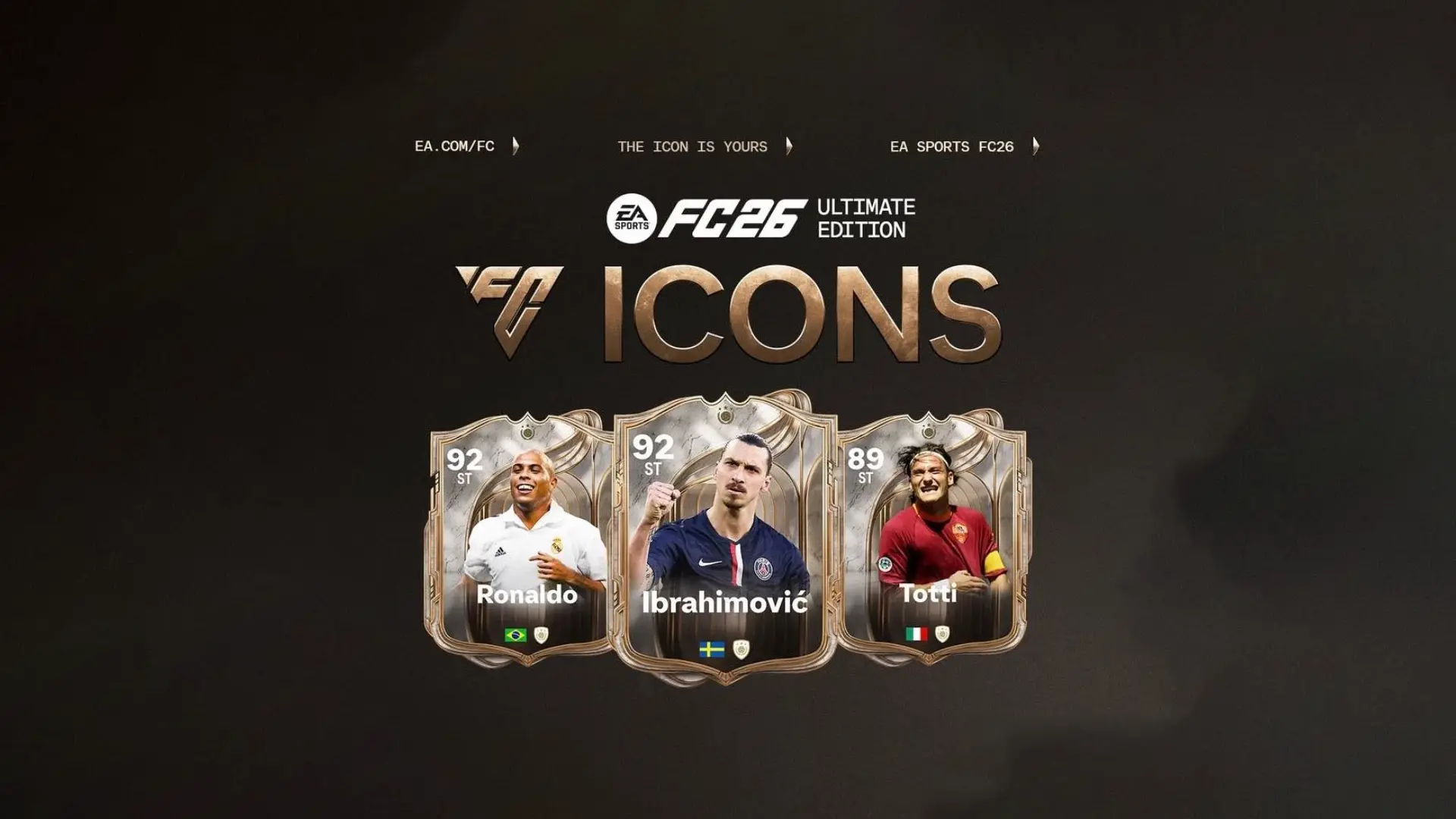Full EA FC 26 Pre-Order Bonus Icons List: Totti And Iniesta Head The Line-Up - FifaUltimateTeam ...