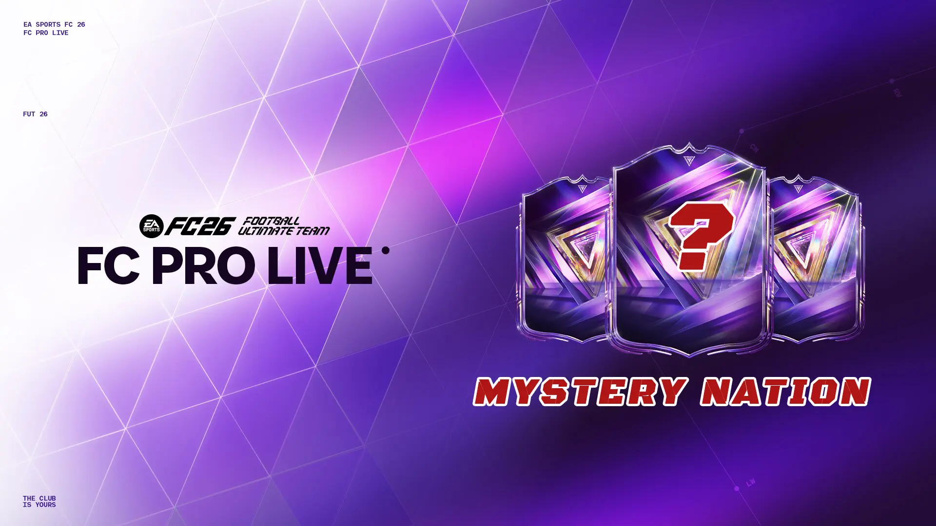 EA FC 26 Pro Open Mystery Nation Matchday 2 Objective (25 November) - How To Solve The Riddle ...