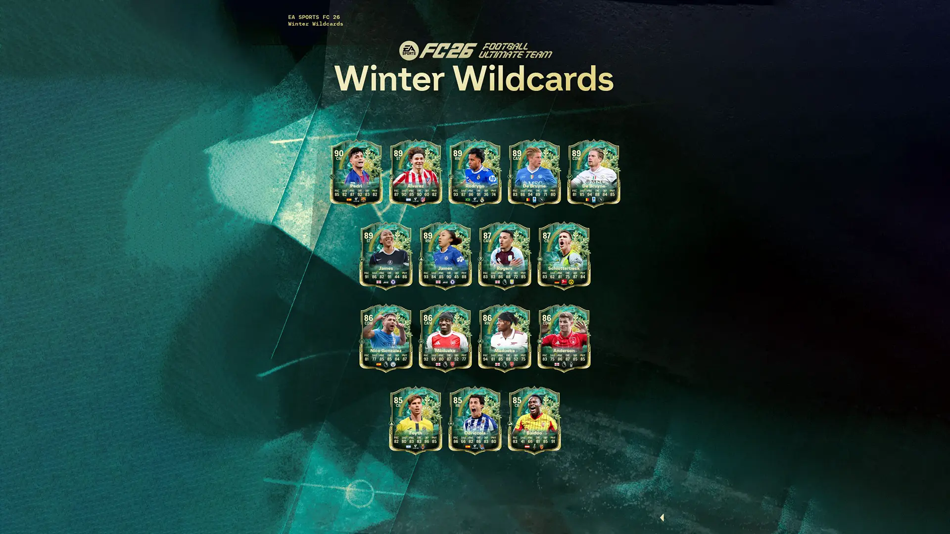 EA FC 26 Winter Wildcards Team 2 Release On 25 December And Icons ...
