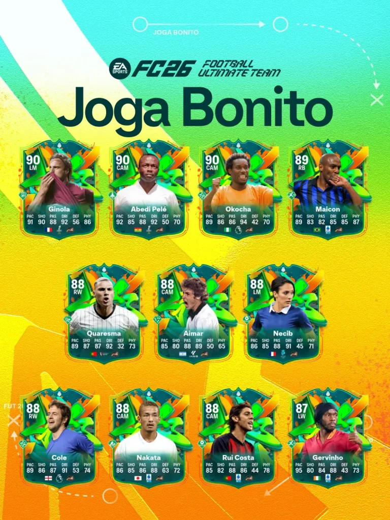 EA FC 26 New Joga Bonito Promo Team 1 Release On 5 December And All Heroes Leaked ...