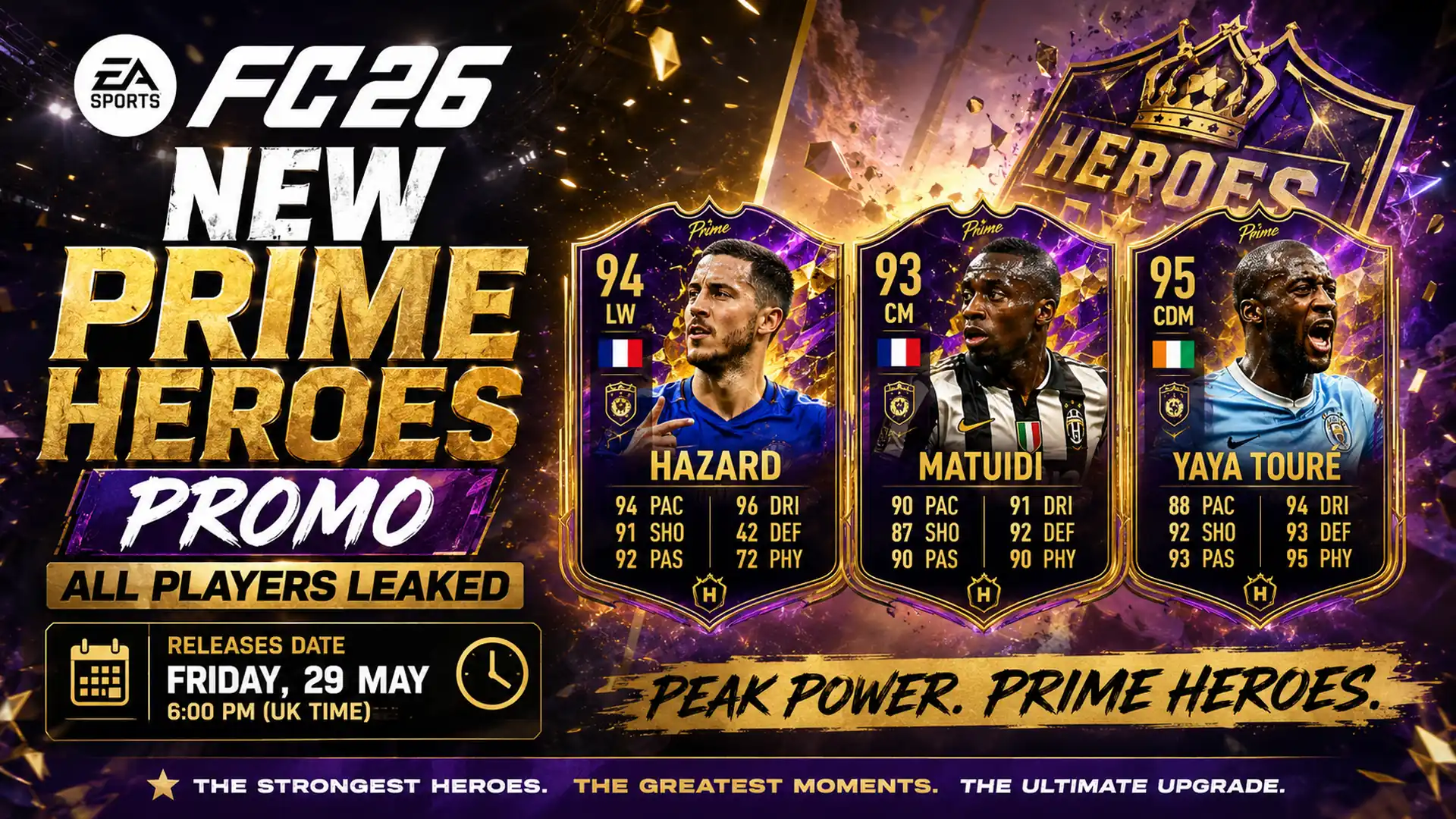 EA FC 26 New Prime Heroes Promo - All Players Leaked - FifaUltimateTeam ...