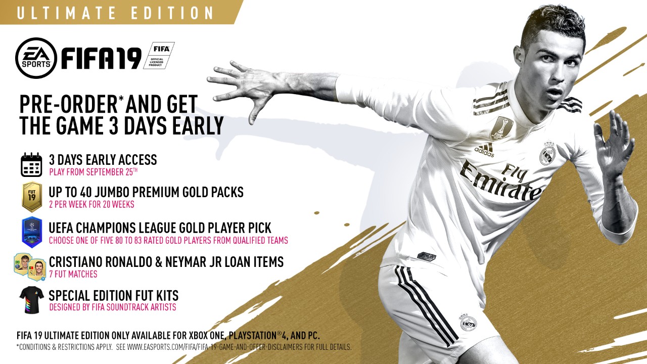 FIFA 19: Svelati i contenuti dei Pre Order - FifaUltimateTeam.it