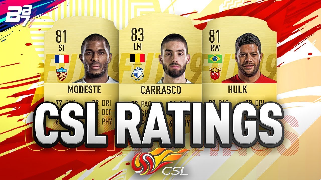 Fifa 19 Overall E Stats Ufficiali Dei Giocatori Della Chinese Suepr