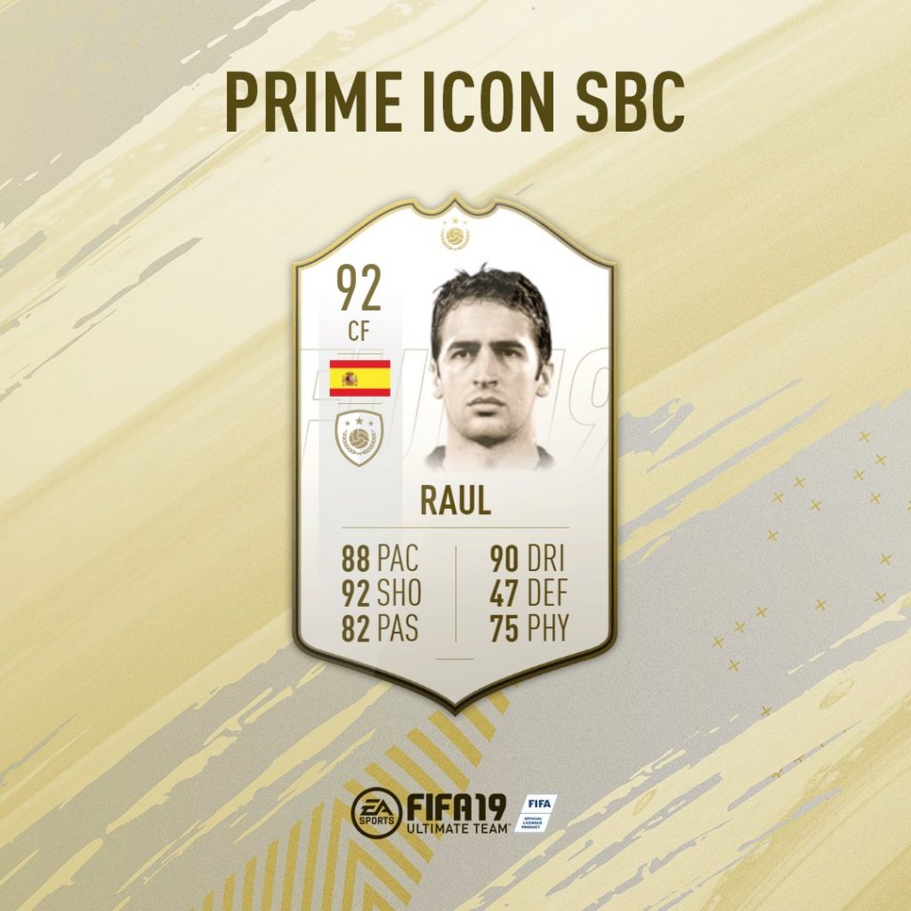 FIFA 19: Annunciata la SBC di Raul Prime - FifaUltimateTeam.it