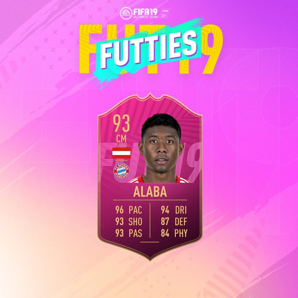 FIFA 19: Annunciato David Alaba Futties - FifaUltimateTeam.it