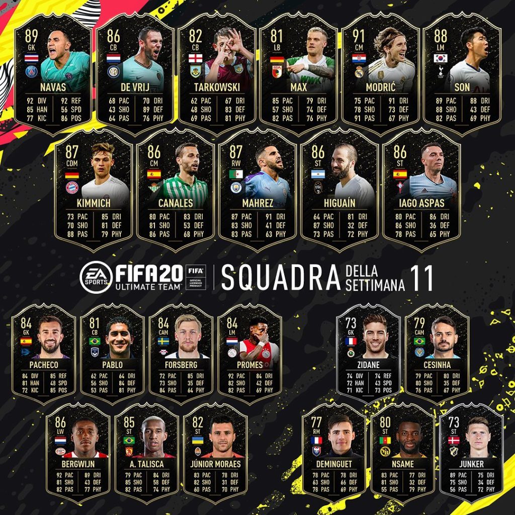 FIFA 20: TOTW 11 annunciata la nuova squadra della settimana ...