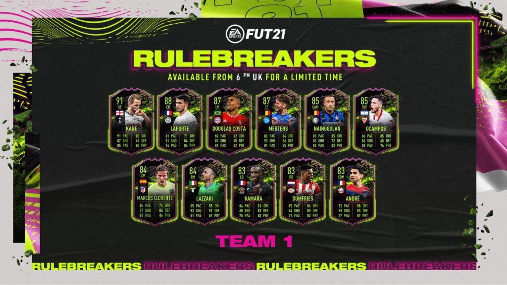 FIFA 21: Rulebreakers – Dettagli ufficiali e nuovi contenuti in arrivo ...