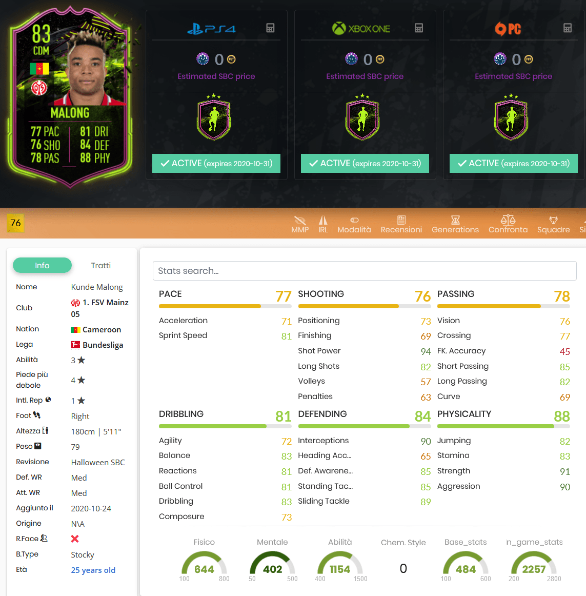 FIFA 21: SBC Pierre Kunde Malong Rulebreakers - Annunciata una nuova ...