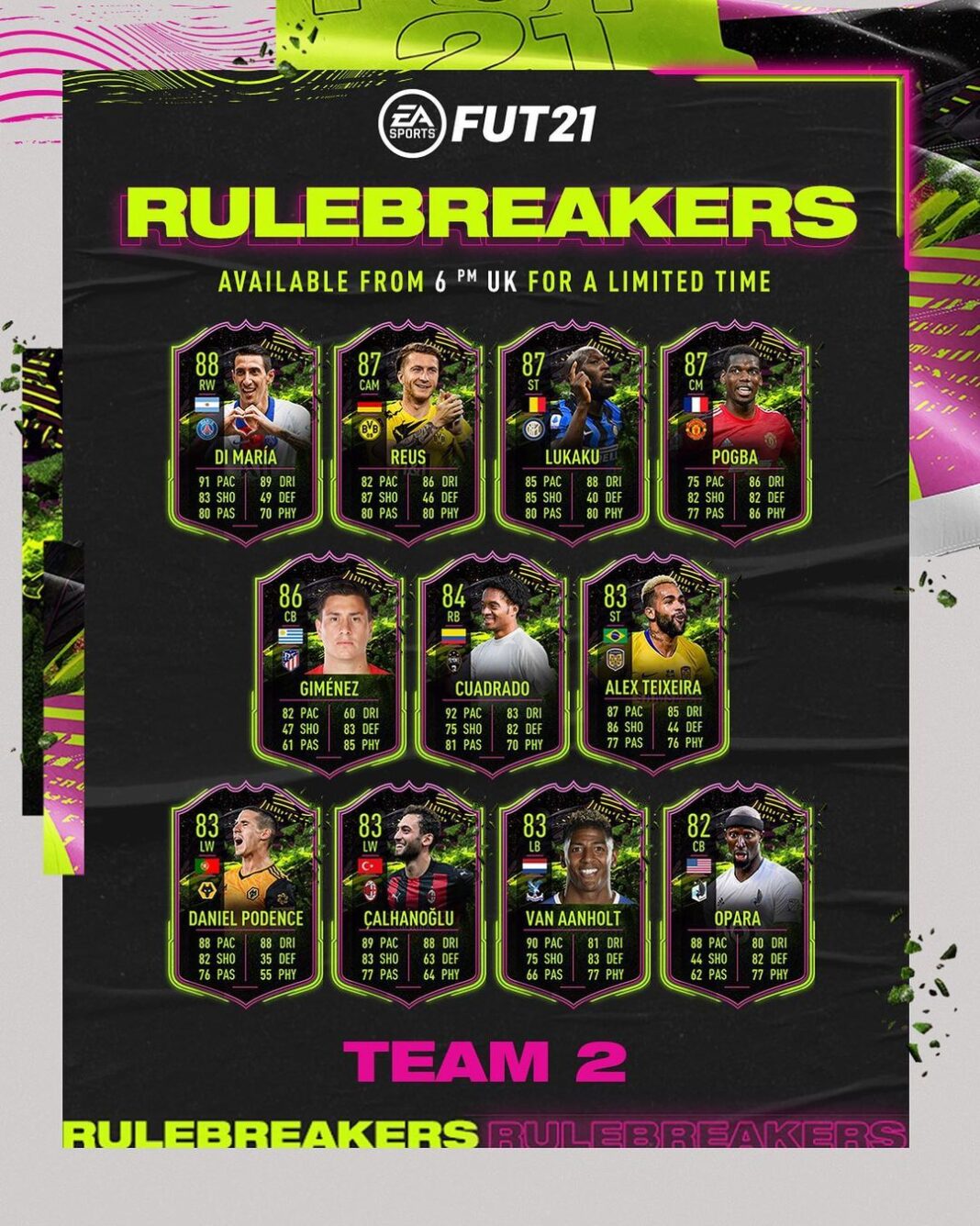 FIFA 21: Rulebreakers Team 2 disponibile nei pacchetti ...
