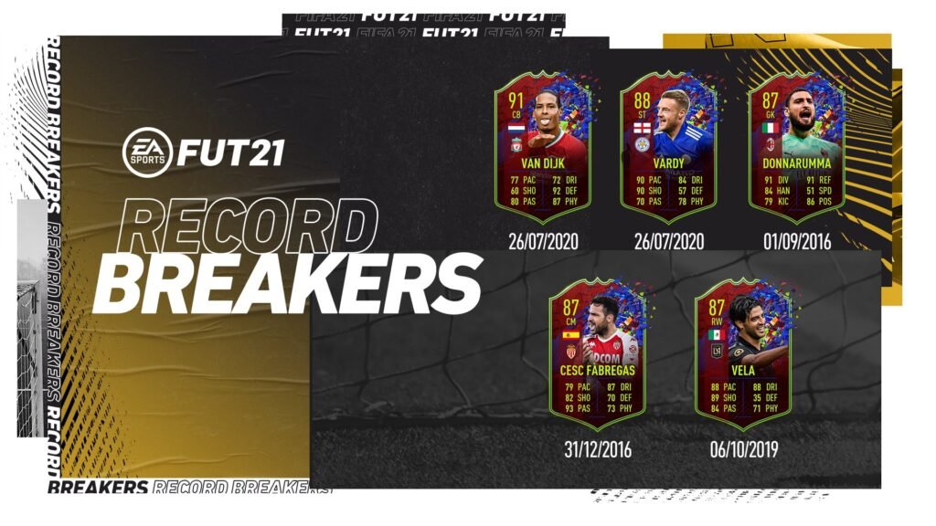 FIFA 21: Disponibili cinque nuove carte Record Breakers ...