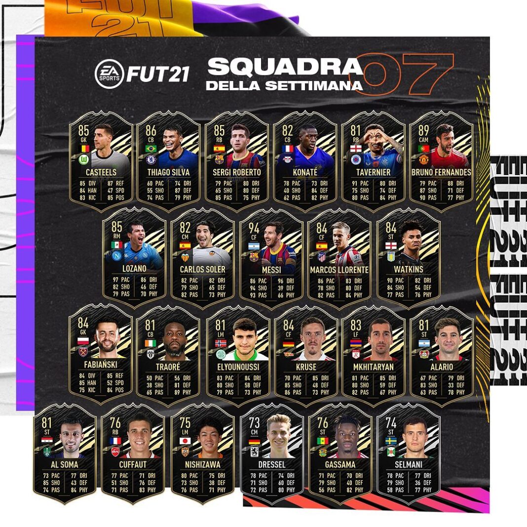 FIFA 21: TOTW 7 – La nuova squadra della settimana disponibile nei ...