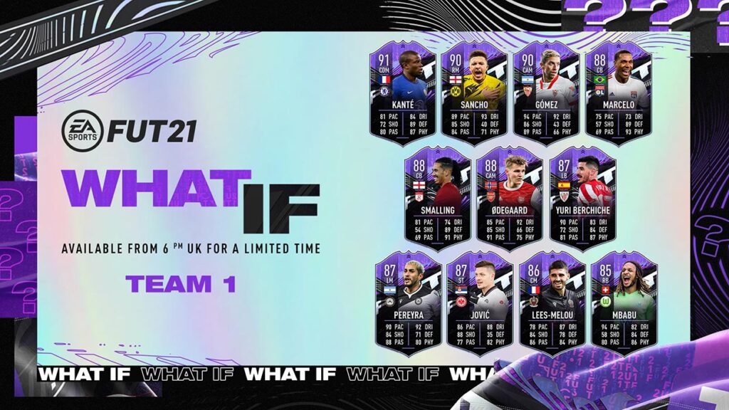 FIFA 21: What If – Annunciato il Team 1 del nuovo evento ...
