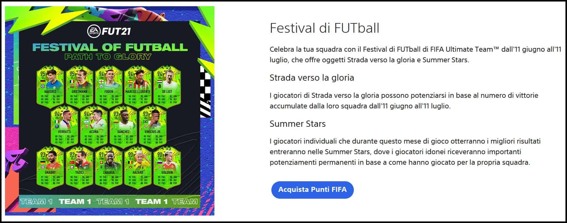Fifa 21 In Arrivo Le Carte Speciali Summer Stars Fifaultimateteam It